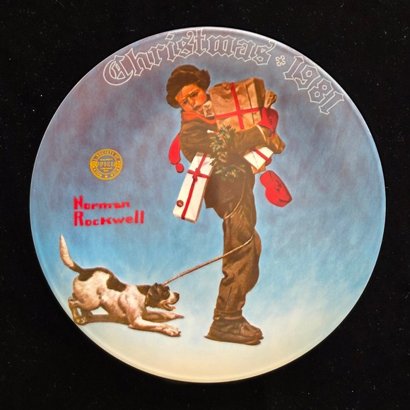 Norman Rockwell | Holiday | Norman Rockwell Wrapped Up In Christmas 981 ...